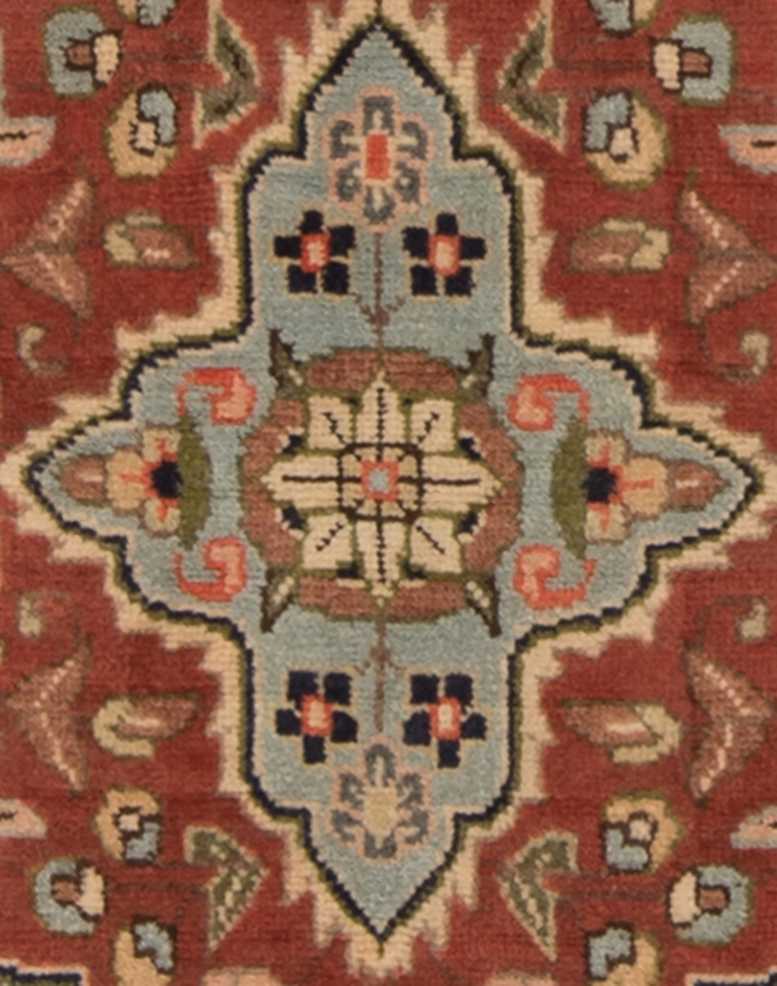 Tabriz Tabatabai Persian Rug Green 198 x 139 cm