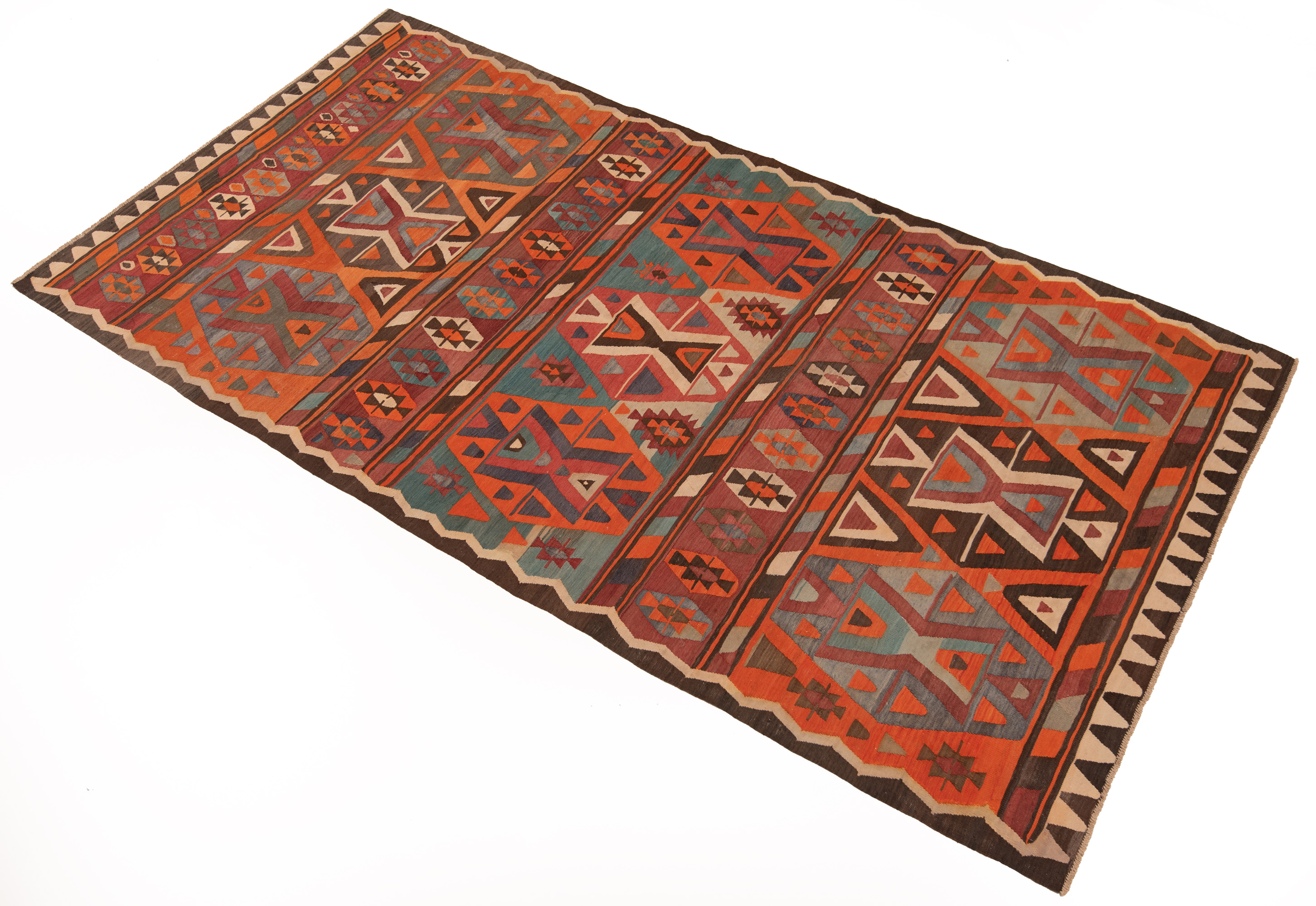 Persischer Kelim Orange 331 x 173 cm