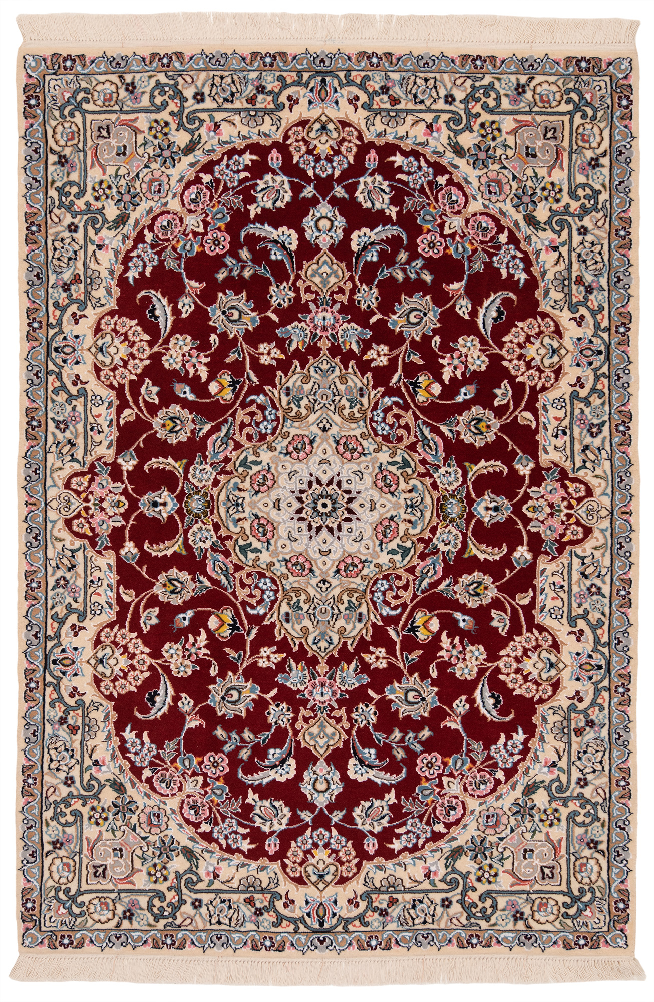Nain 9La Persian Rug Red 159 x 107 cm