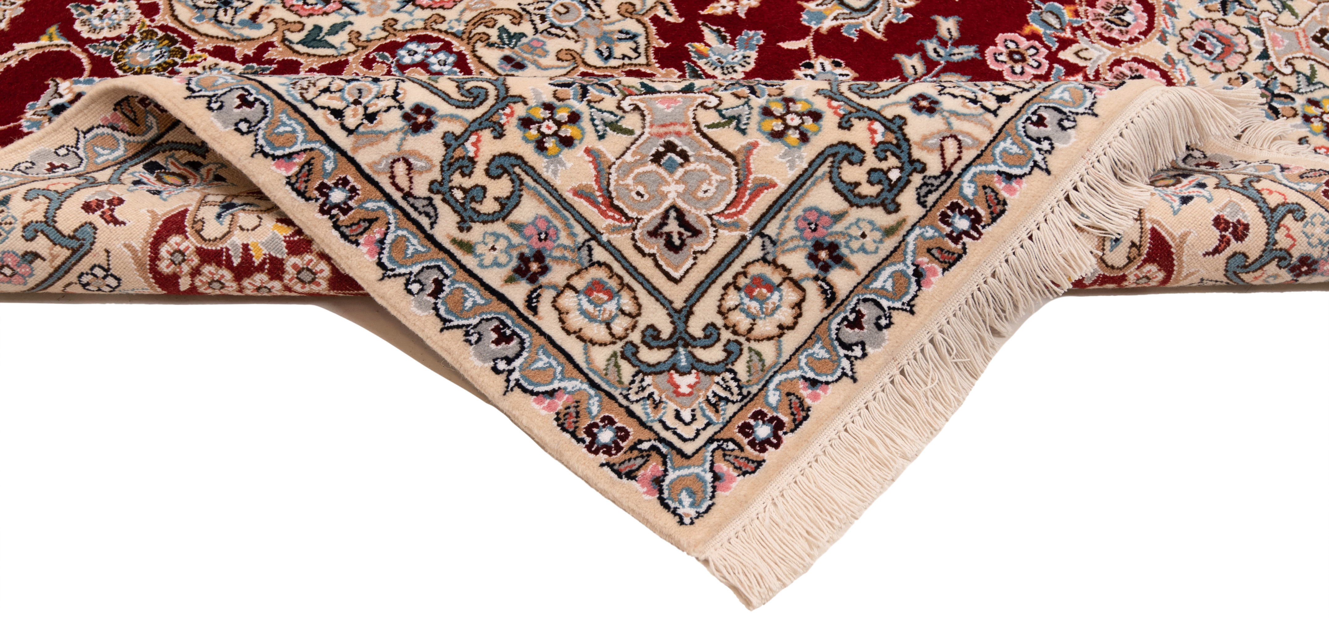 Nain 9La Persian Rug Red 159 x 107 cm