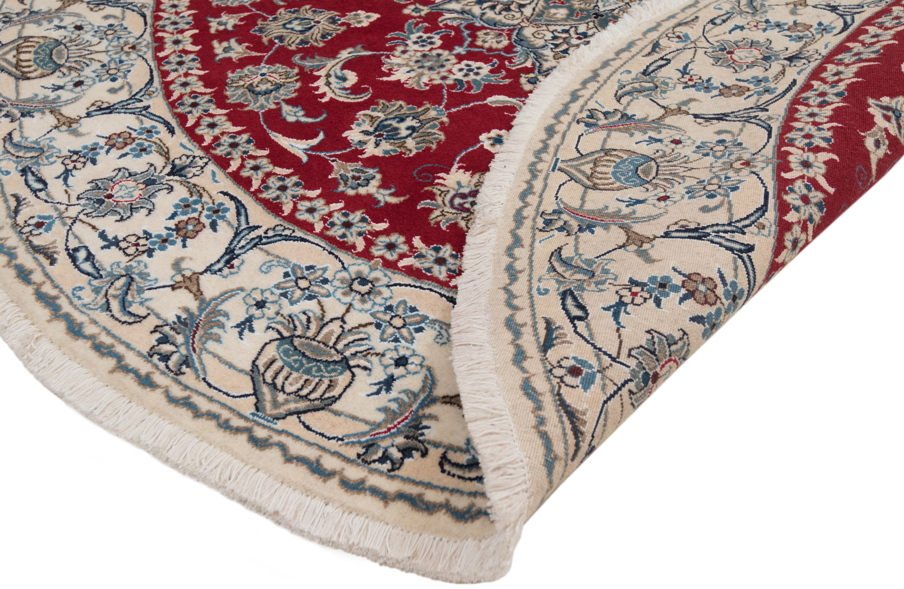 Nain Persian Rug Red 196 x 196 cm