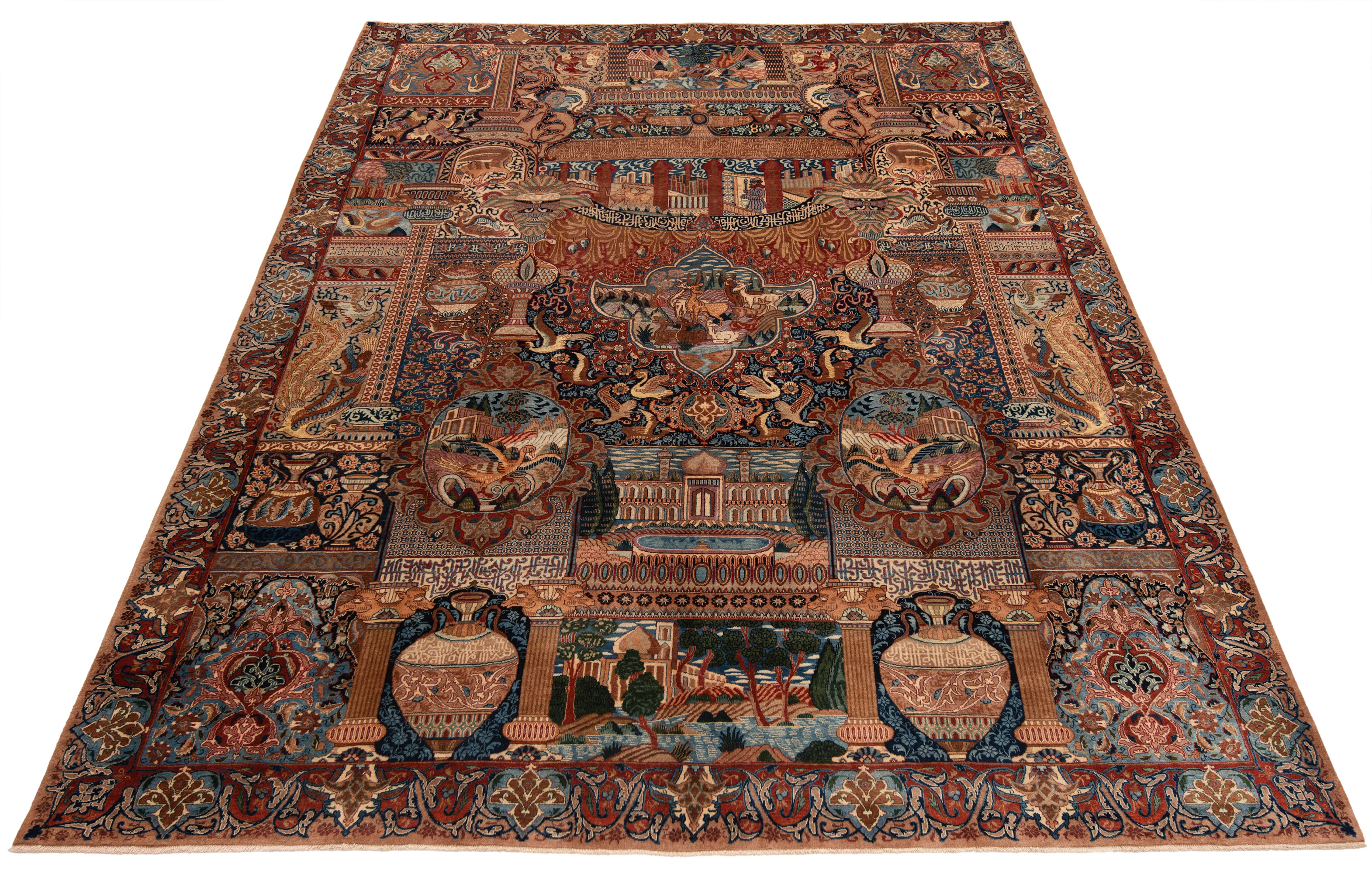 Kashmar Persian Rug Brown 391 x 298 cm