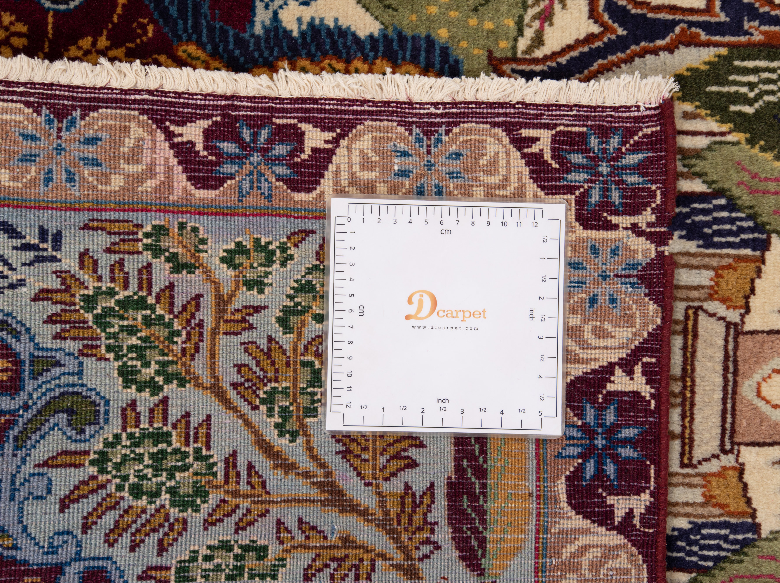 Kashmar Persian Rug Beige-Cream 202 x 115 cm