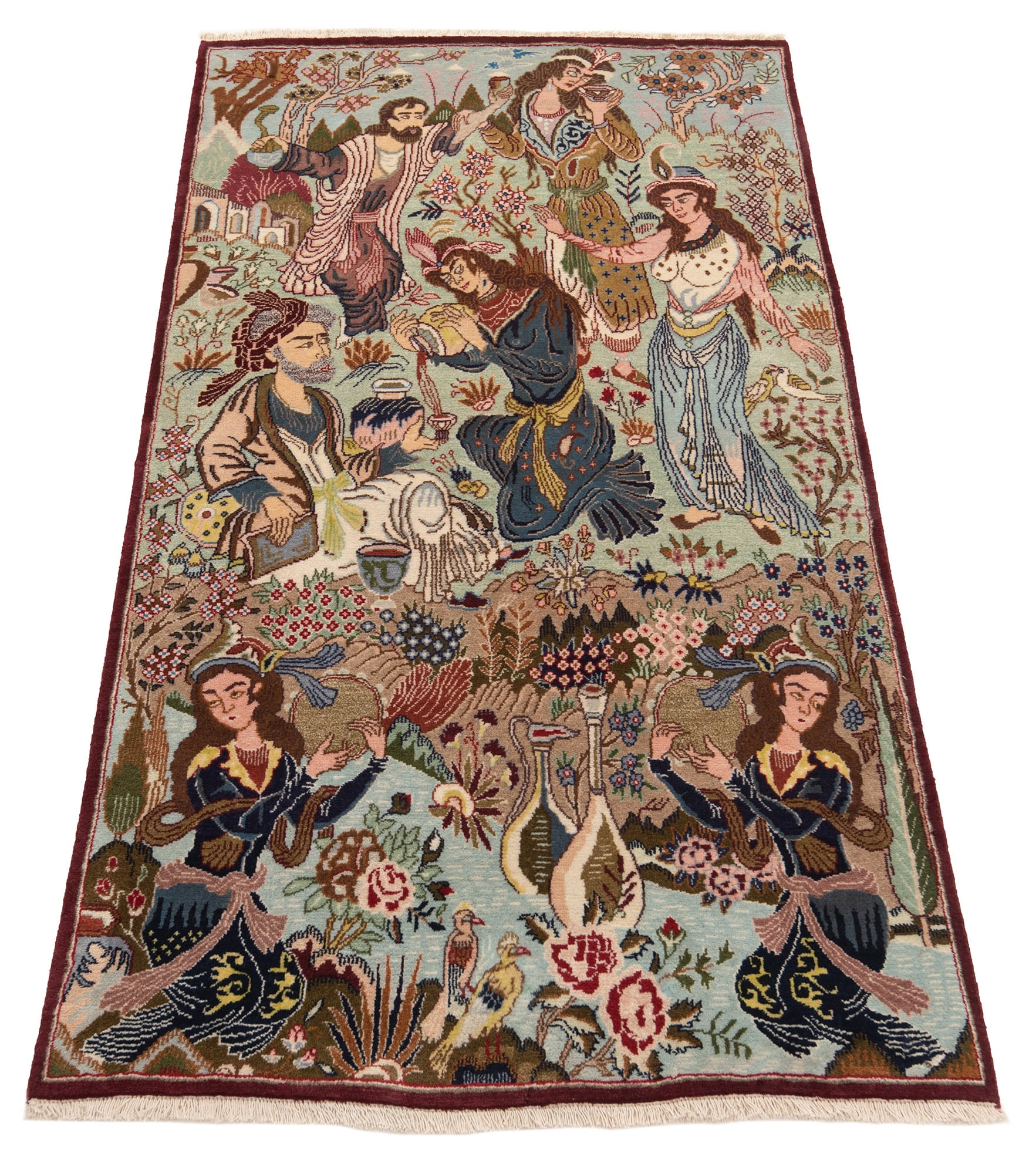 Kashmar Persian Rug Multicolor 216 x 113 cm
