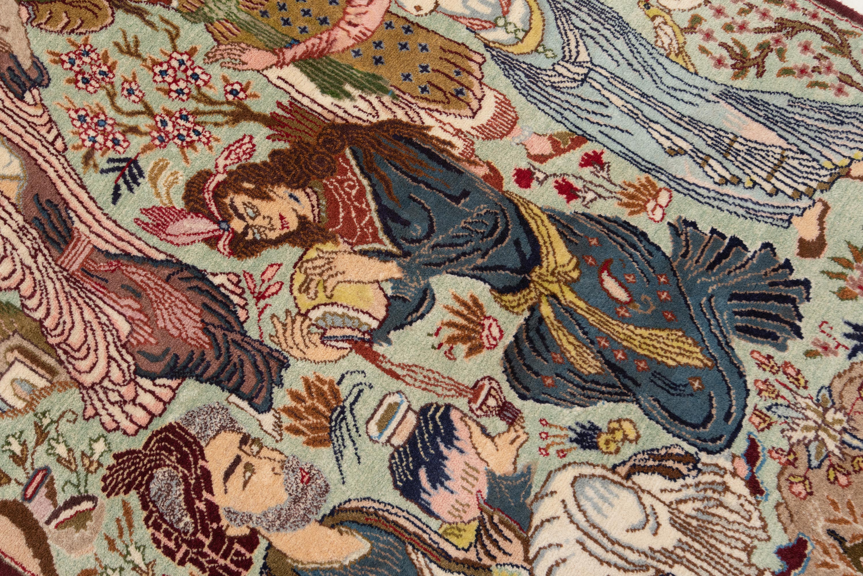 Kashmar Persian Rug Multicolor 216 x 113 cm