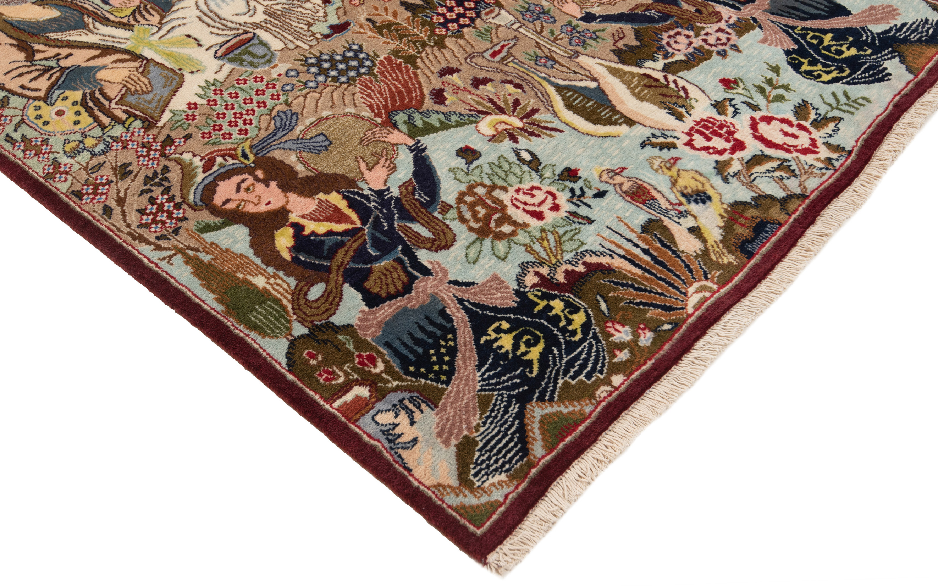 Kashmar Persian Rug Multicolor 216 x 113 cm
