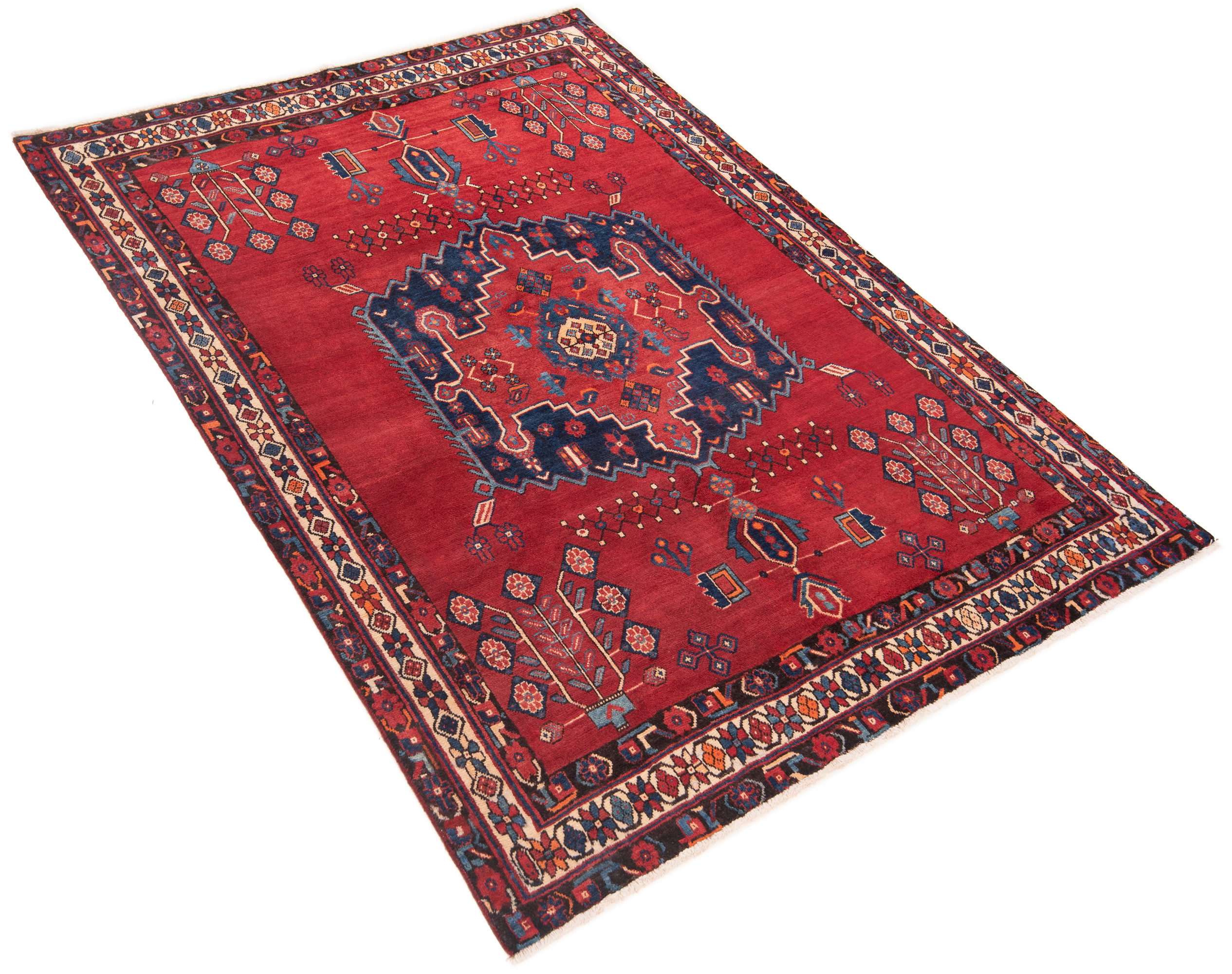 Sirjan Persian Rug Red 220 x 161 cm