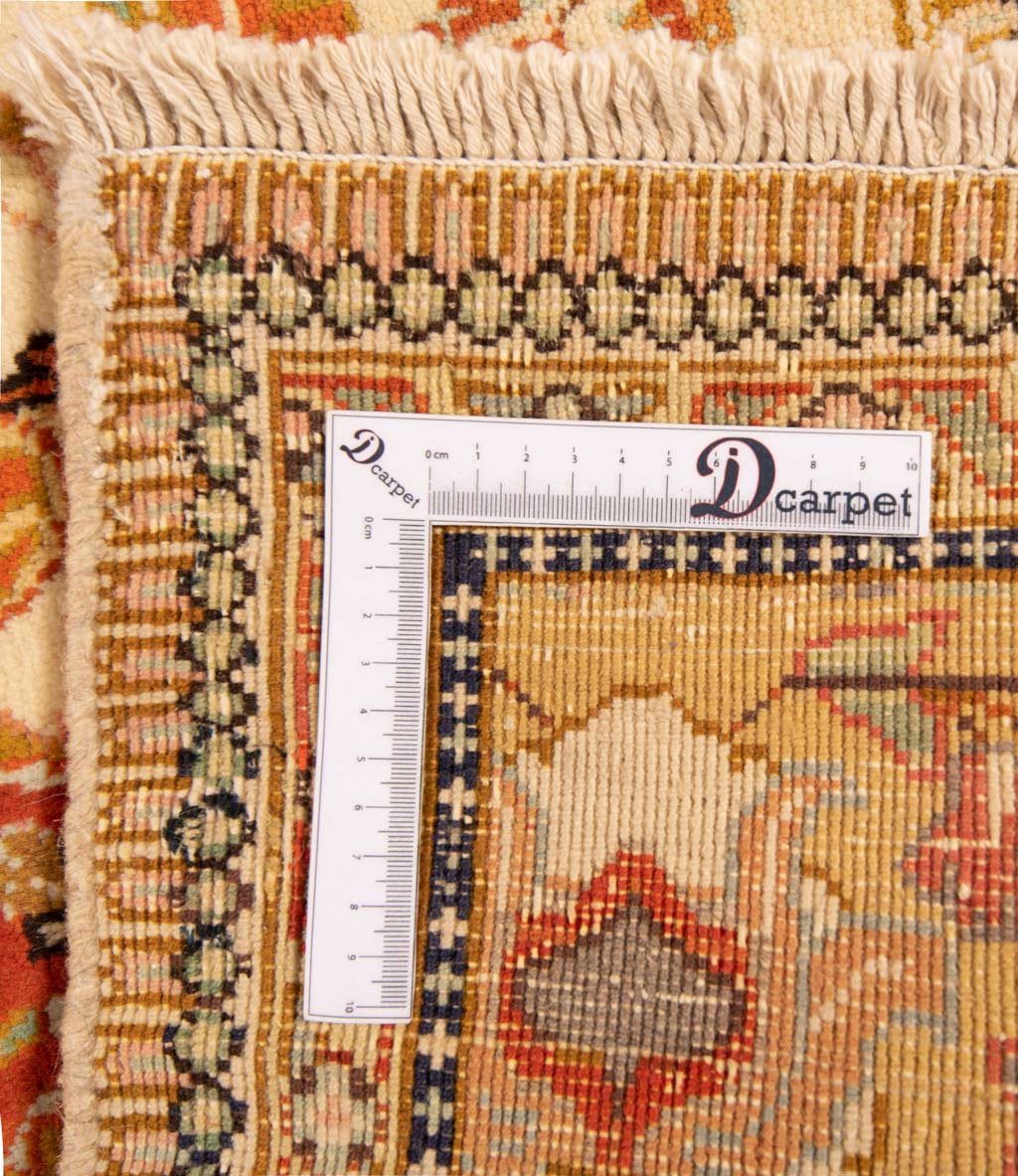 Tabriz Tabatabai Persian Rug Yellow 290 x 190 cm