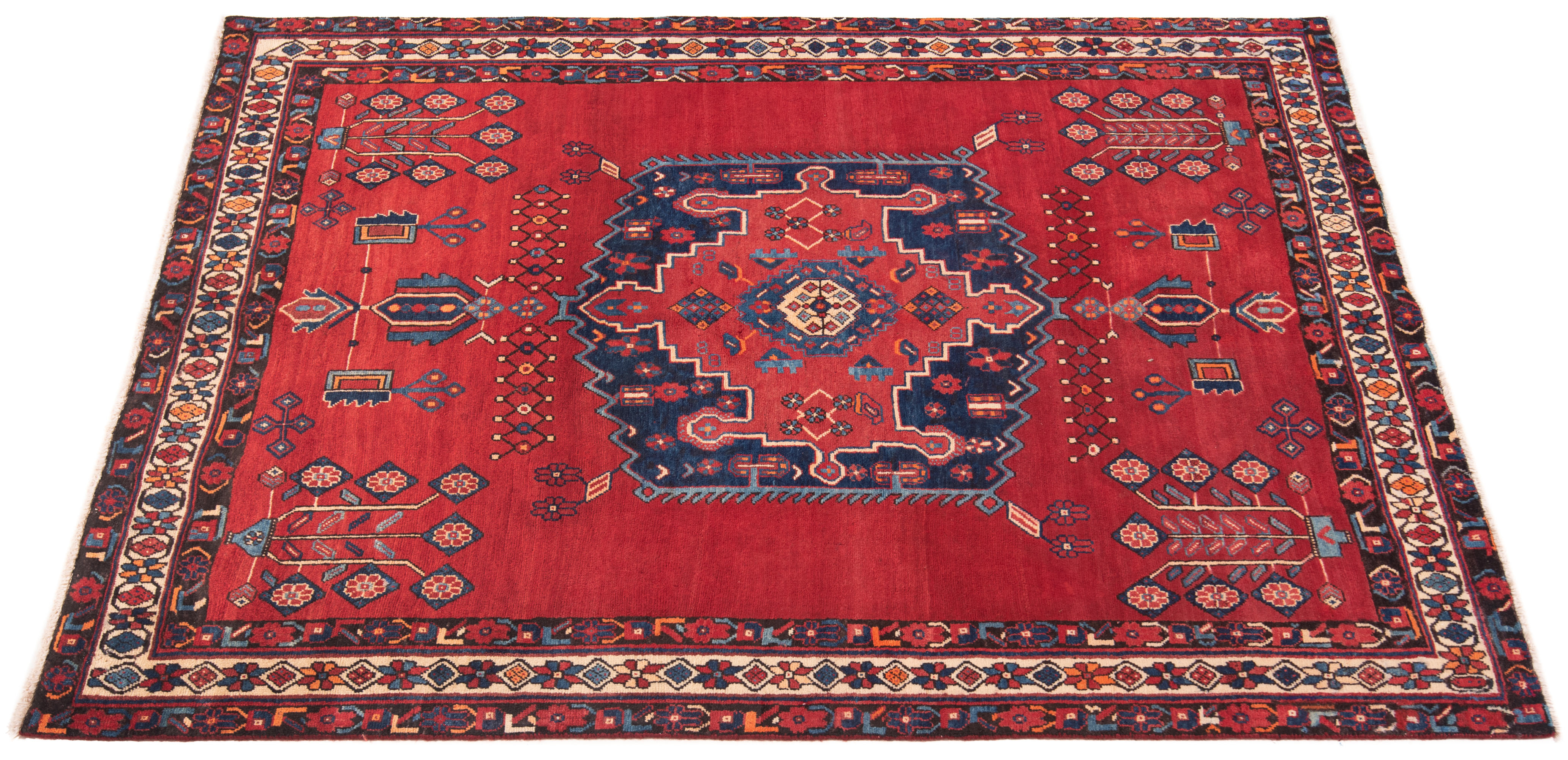 Sirjan Persian Rug Red 220 x 161 cm