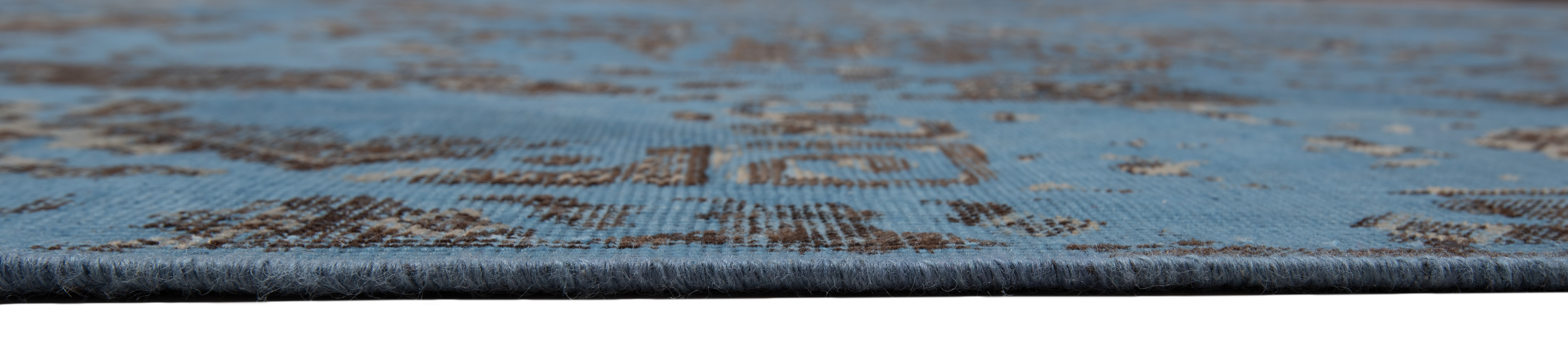 Vintage Relief Rug Blue 380 x 282 cm