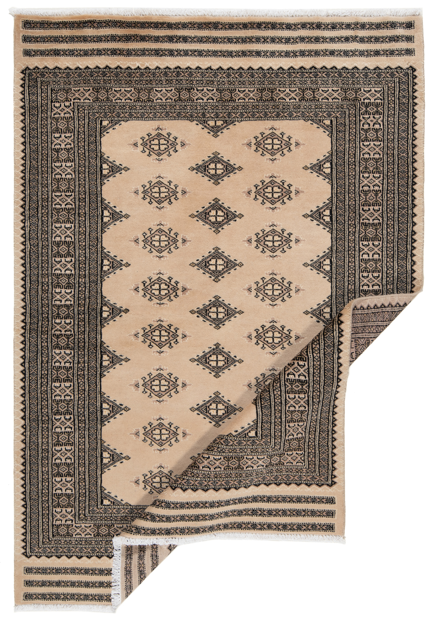 Pakistan Bokhara Beige-Cream 182 x 128 cm