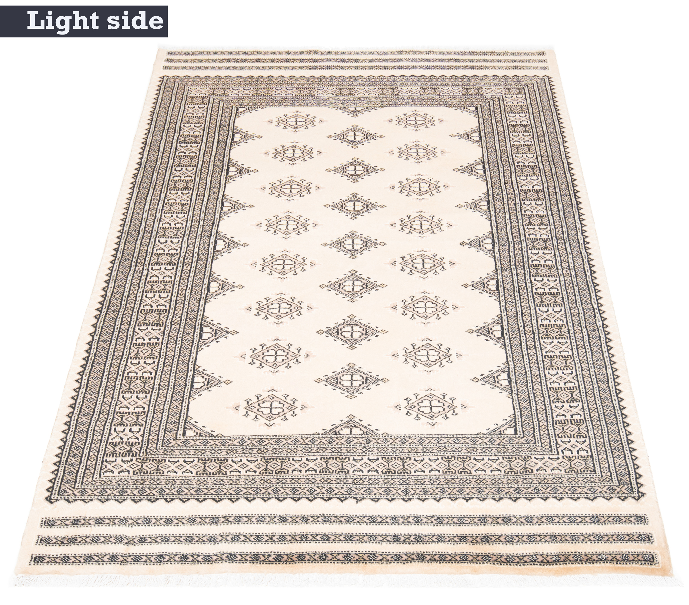 Pakistan Bokhara Beige-Cream 182 x 128 cm