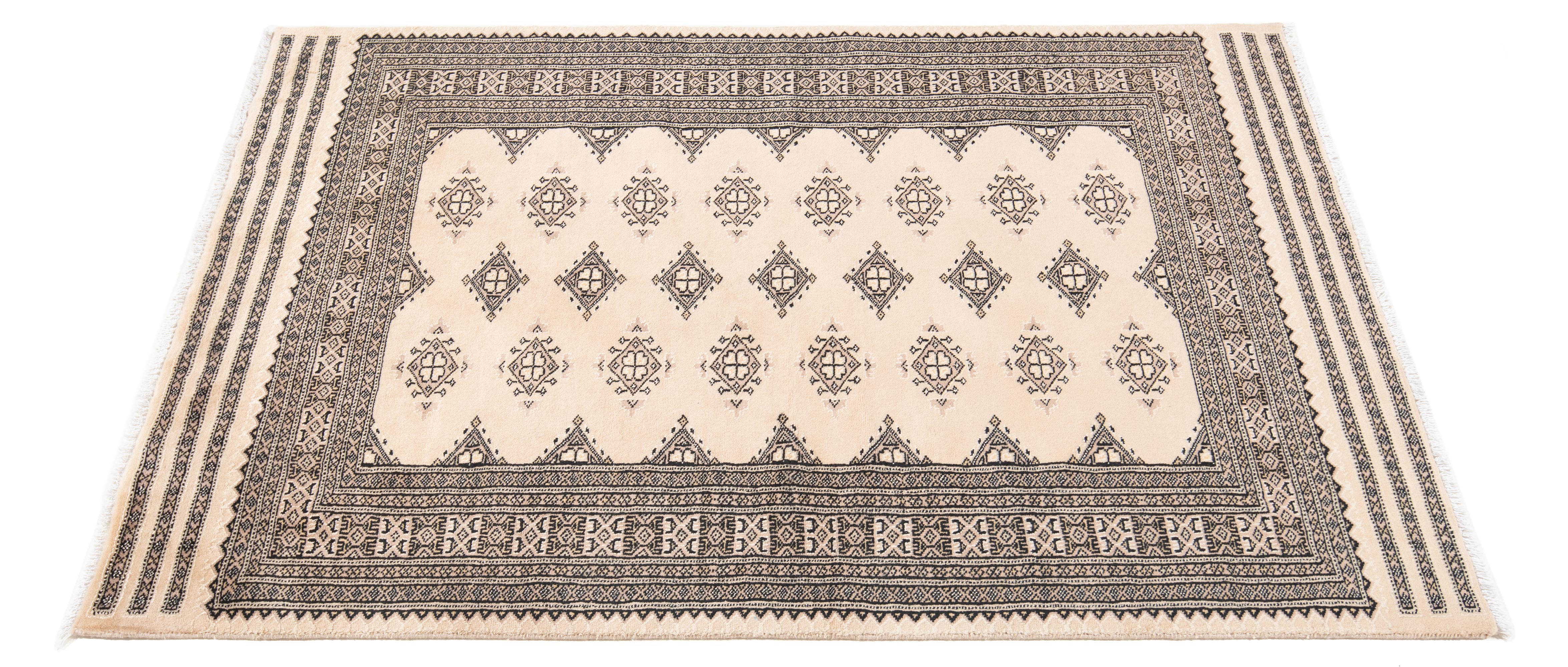 Pakistan Bokhara Beige-Cream 182 x 128 cm