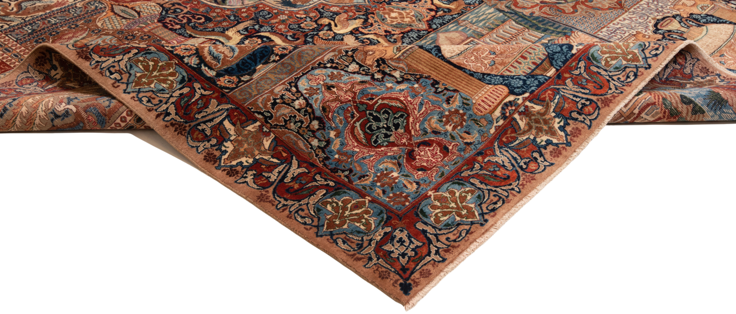 Kashmar Persian Rug Brown 391 x 298 cm