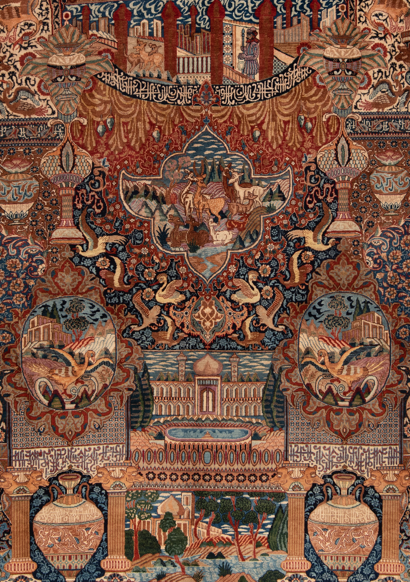Kashmar Persian Rug Brown 391 x 298 cm