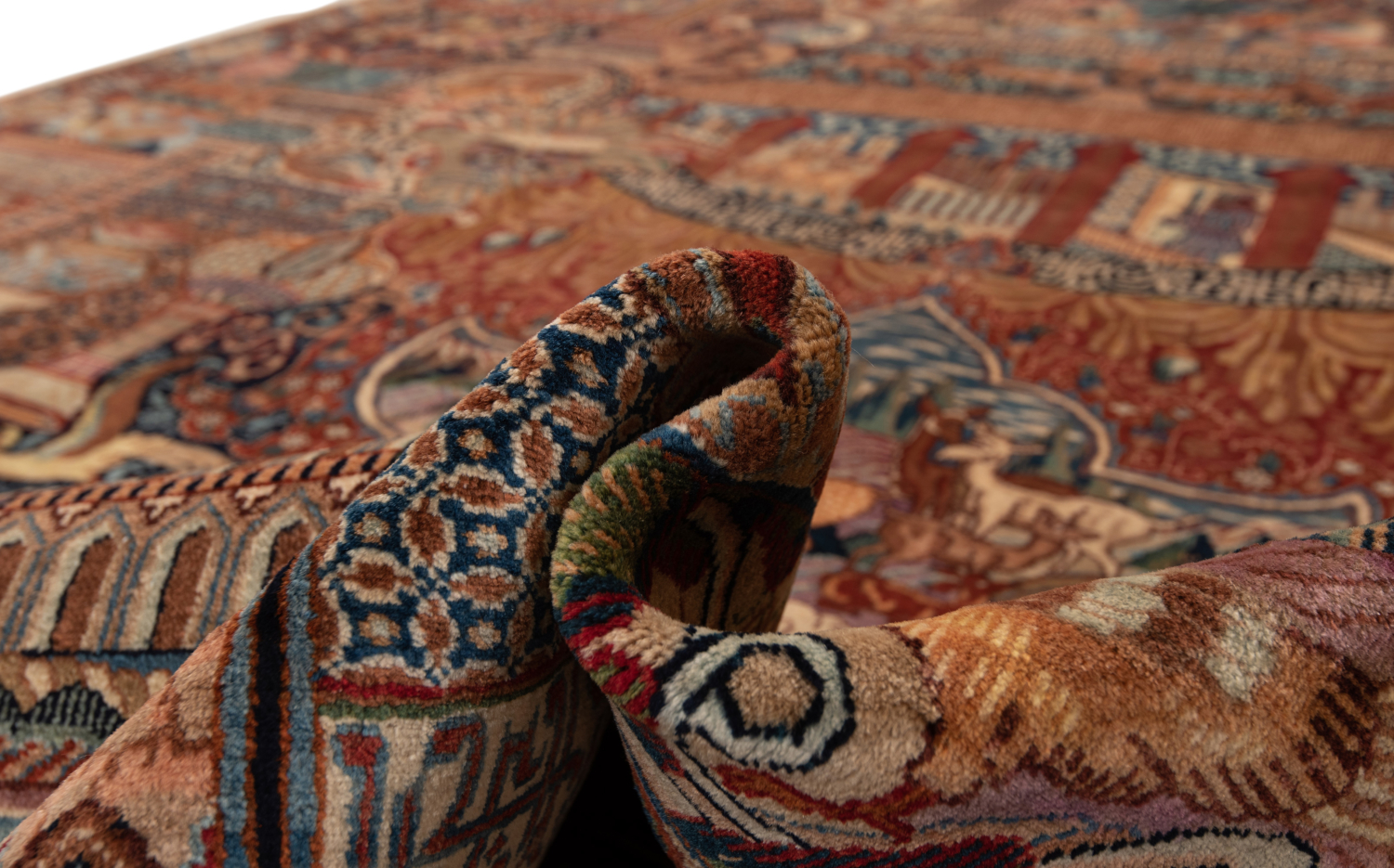 Kashmar Persian Rug Brown 391 x 298 cm