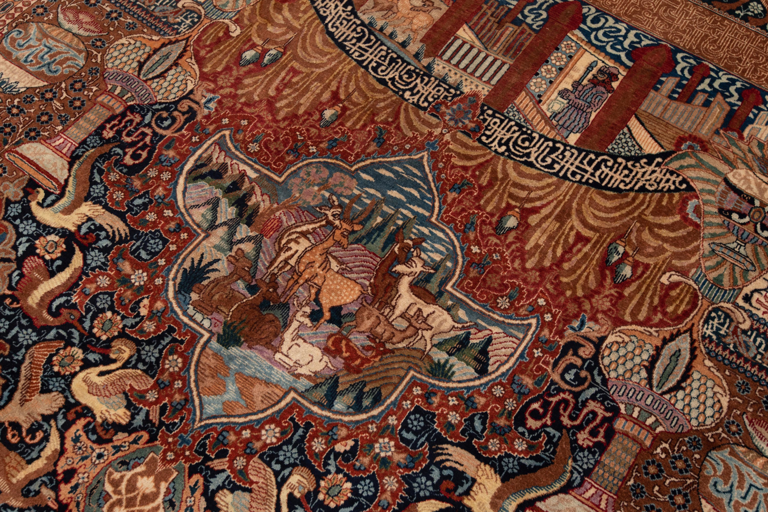 Kashmar Persian Rug Brown 391 x 298 cm