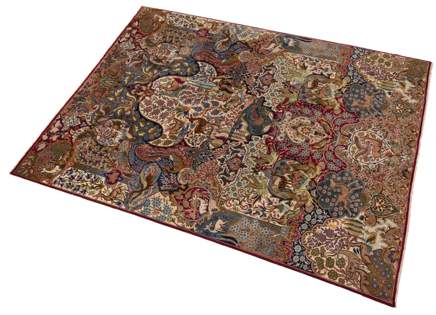 Kashmar Perserteppich Mehrfarbig 340 x 247 cm
