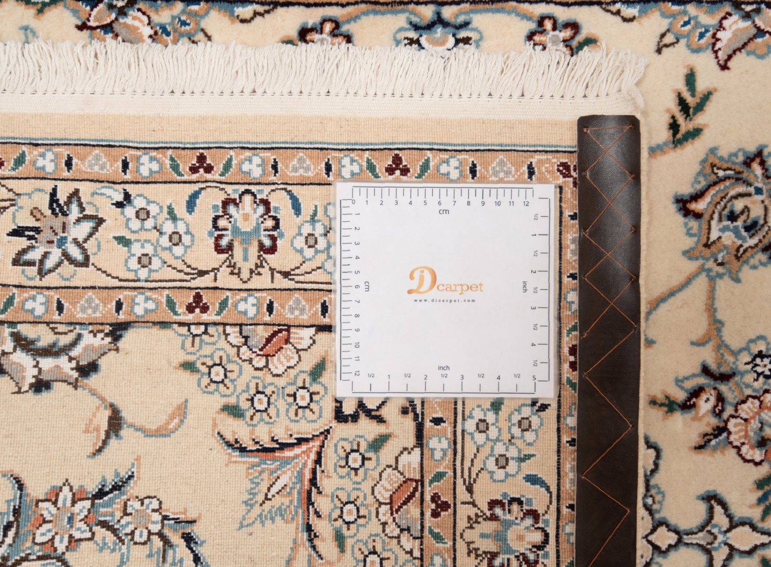 Nain 9La Perserteppich Beige-Creme 520 x 97 cm