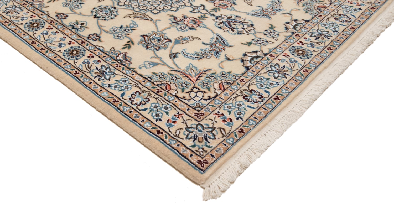 Nain 9La Perserteppich Beige-Creme 520 x 97 cm