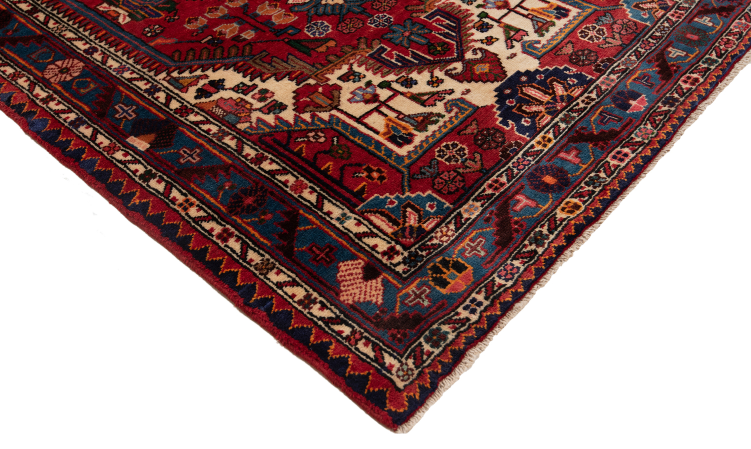 Nahavand Persian Rug Red 184 x 117 cm