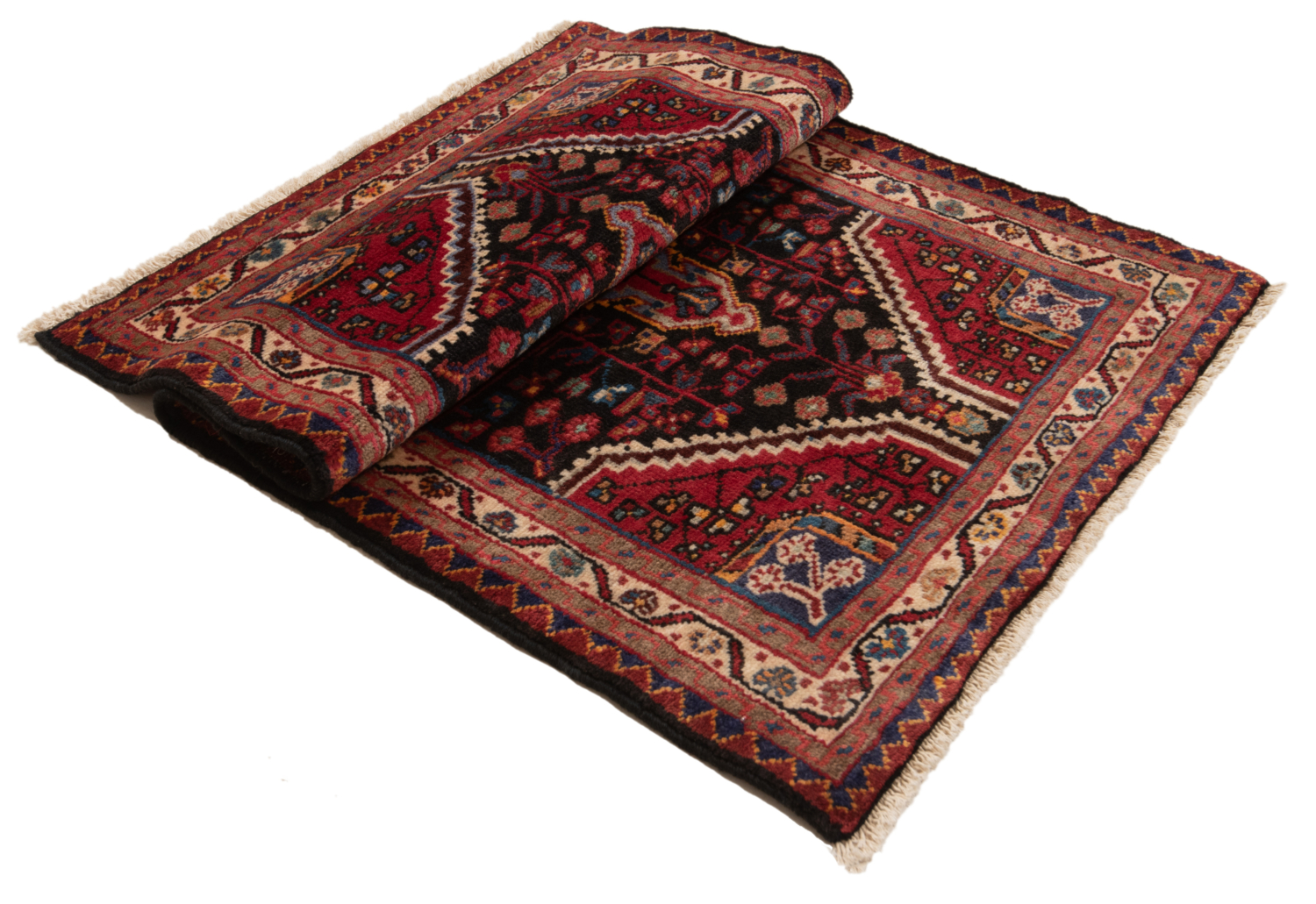 Hamedan Perserteppich Rot 118 x 75 cm