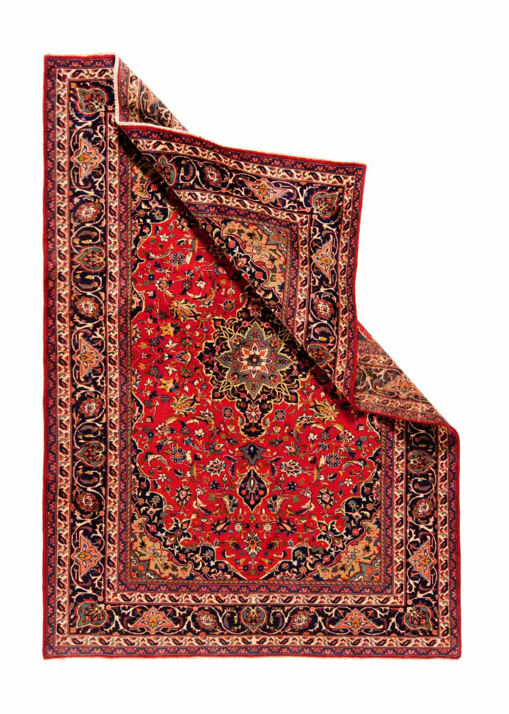 Mashhad Persian Rug Red 297 x 197 cm
