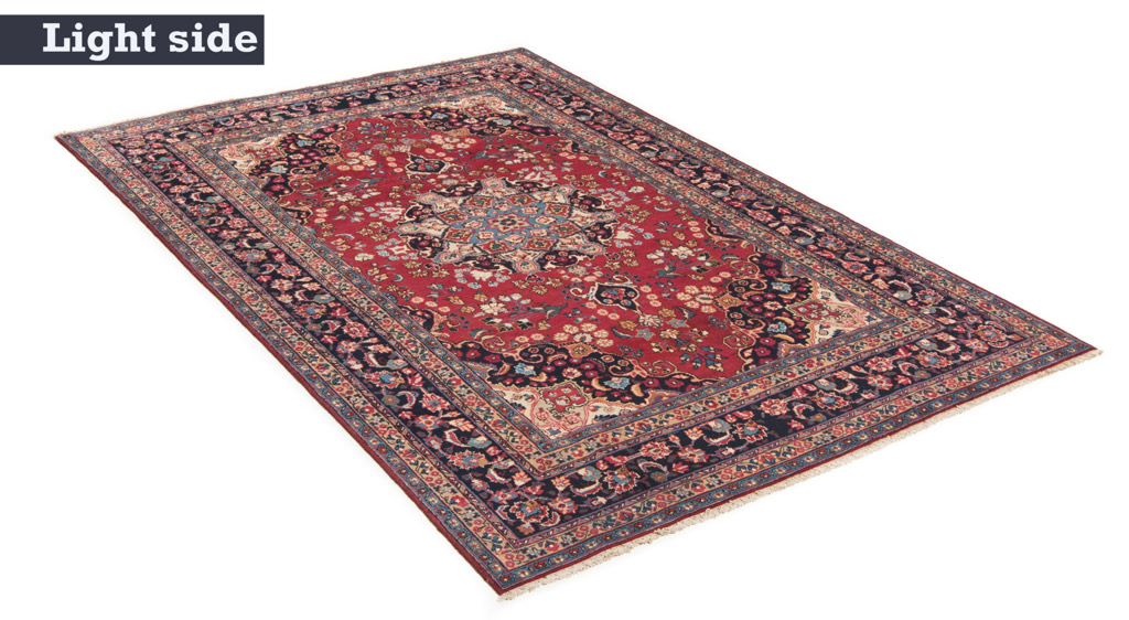 Mashhad Persian Rug Red 293 x 194 cm