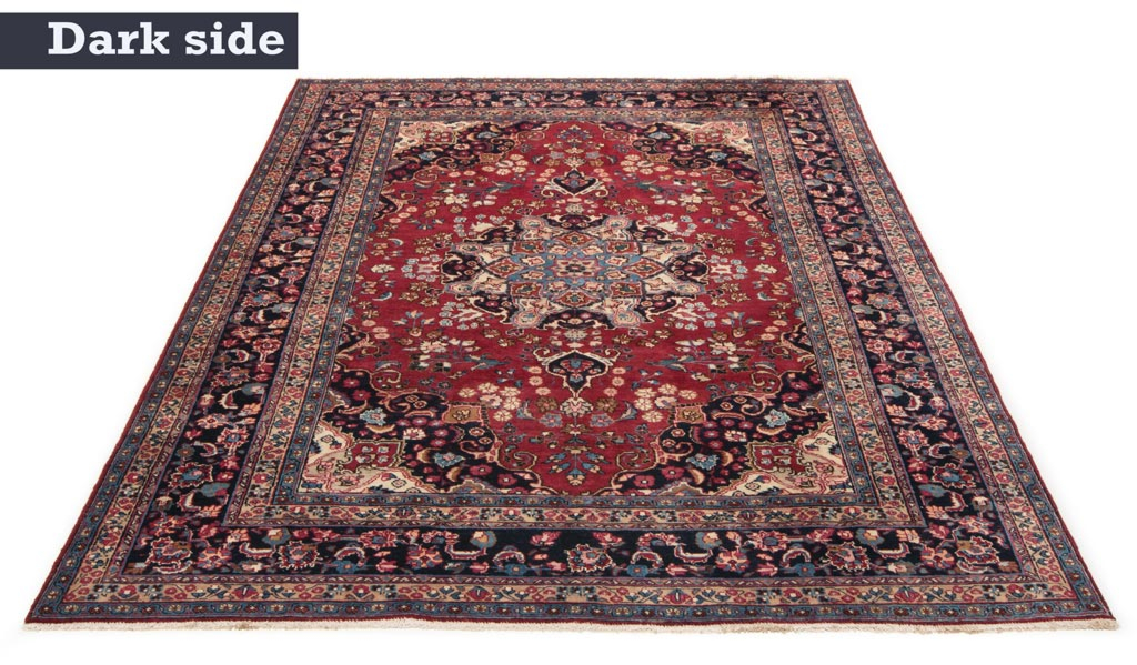 Mashhad Persian Rug Red 293 x 194 cm