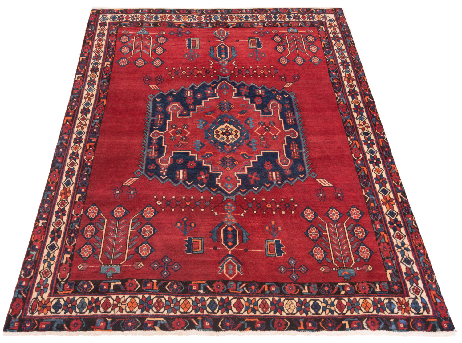 Sirjan Persian Rug Red 220 x 161 cm