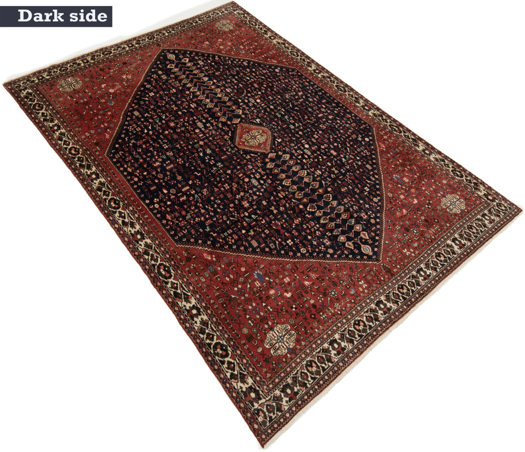 Abadeh Persian Rug Night Blue 293 x 207 cm